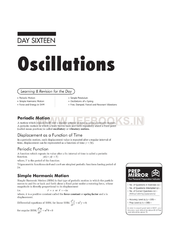 Oscillation | PDF