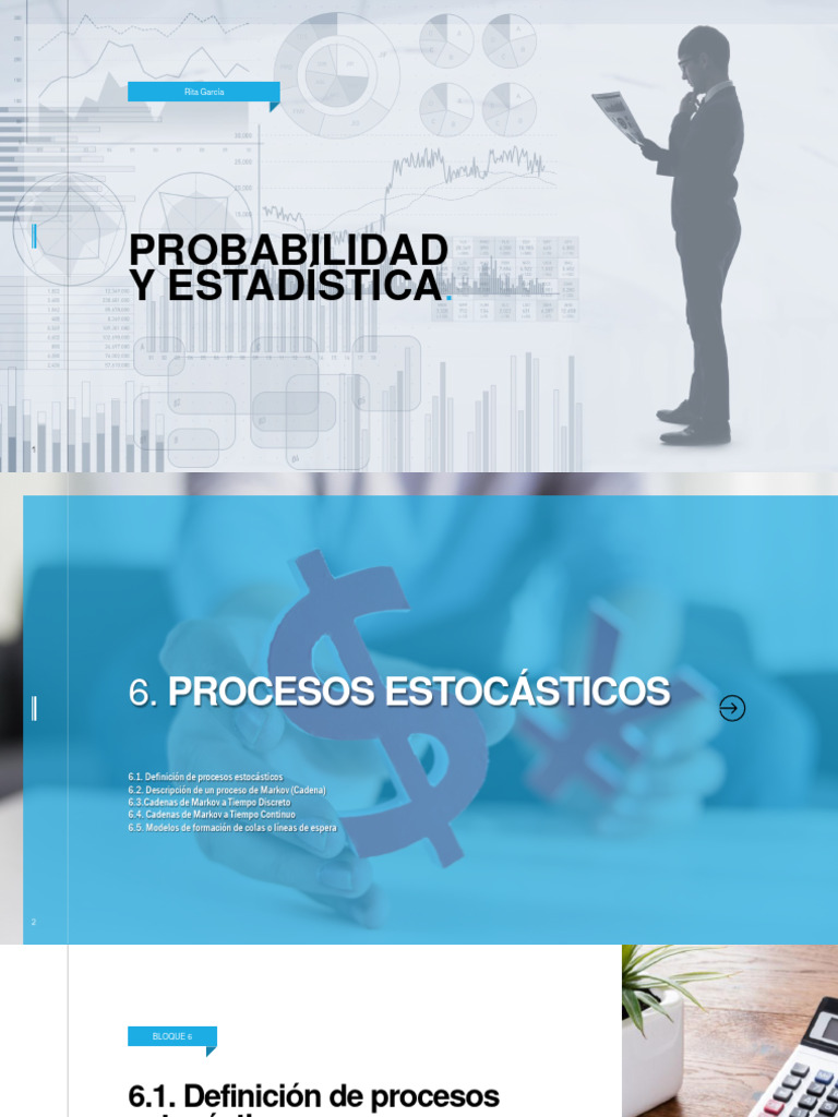 Probabilidad y Estadistica Bloque 6 | PDF | Proceso estocástico ...