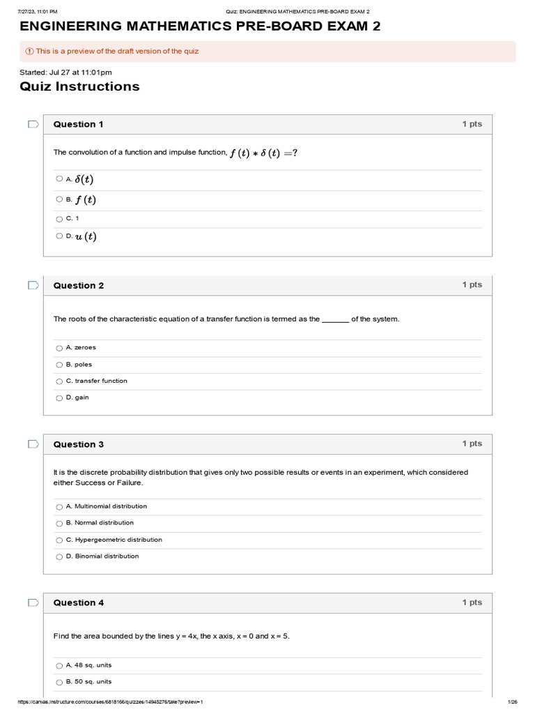 1piece Pre Board 2 Mathematics Questions 110403 | PDF | Probability Distribution | Sequence