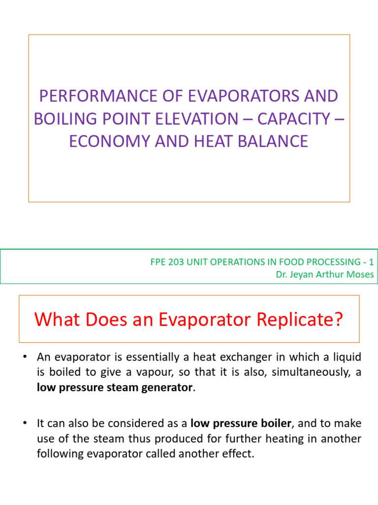 Evaporators Performance | PDF | Heat Transfer | Heat Exchanger