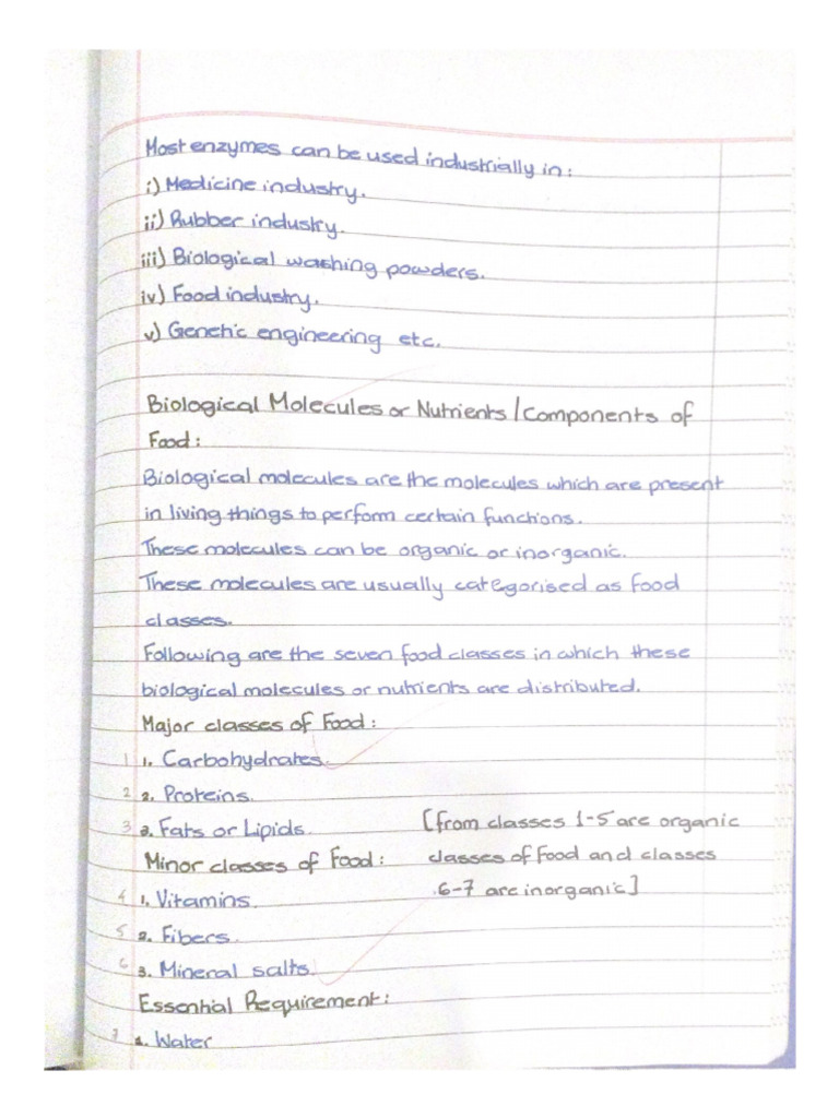 Biological Molecules | PDF