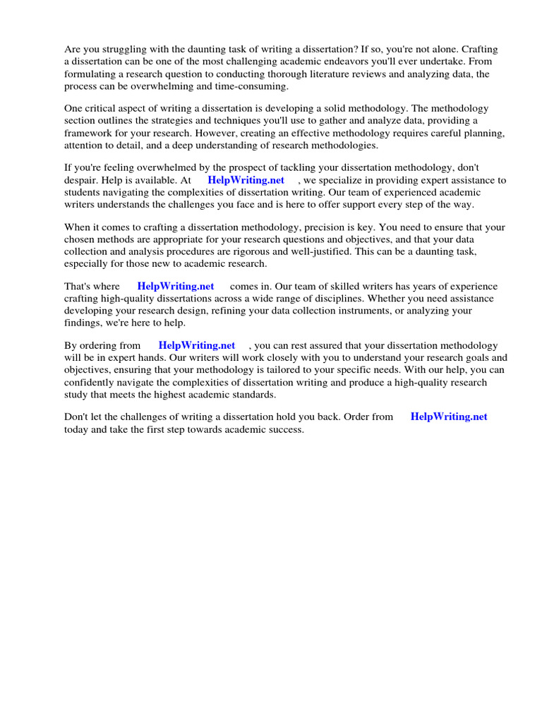 Tesco Dissertation Methodology Sample | PDF | Methodology | Thesis