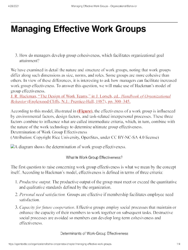 5.3. Managing Effective Work Groups | PDF