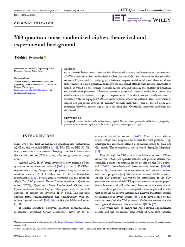qtc2 12064 | PDF | Cryptography | Encryption