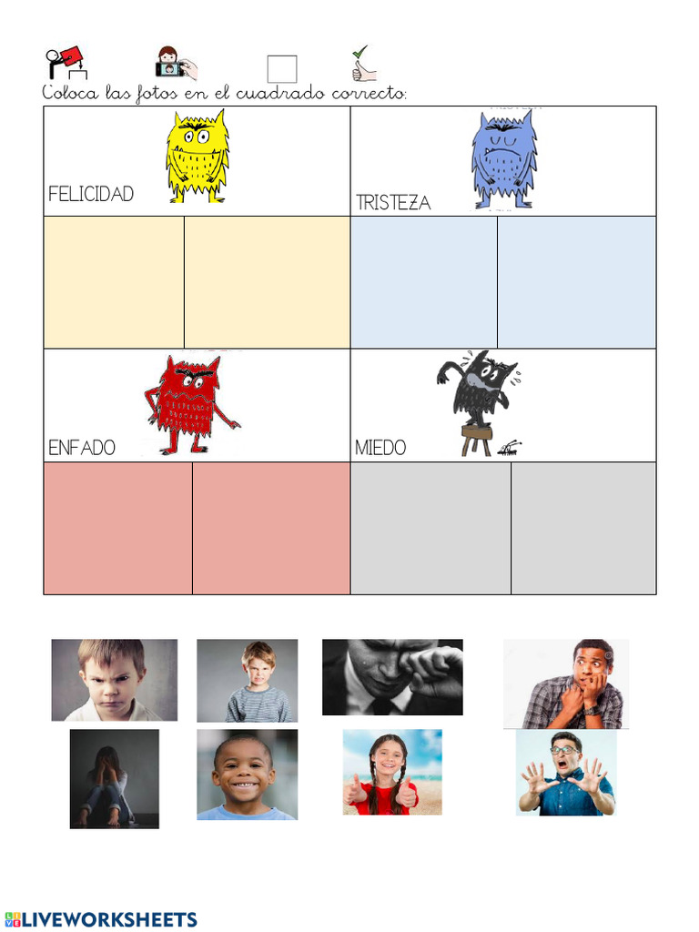 Actividad Monstruo de Colores | PDF