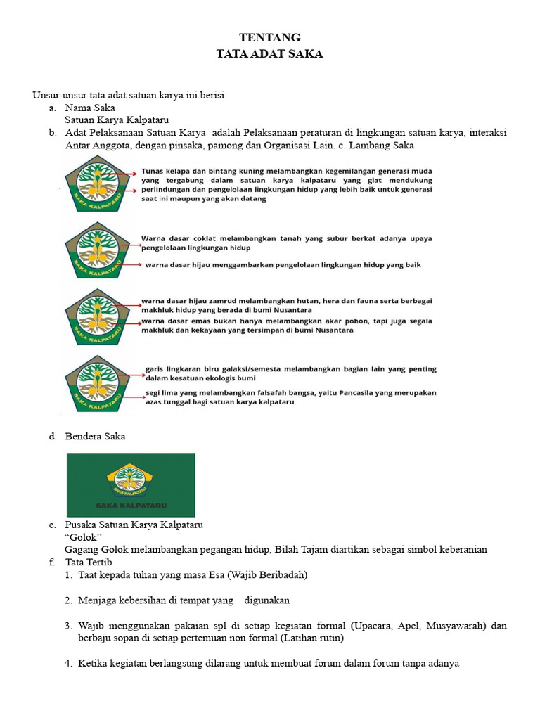 TATA ADAT SAKA KALPATARU 2024 | PDF