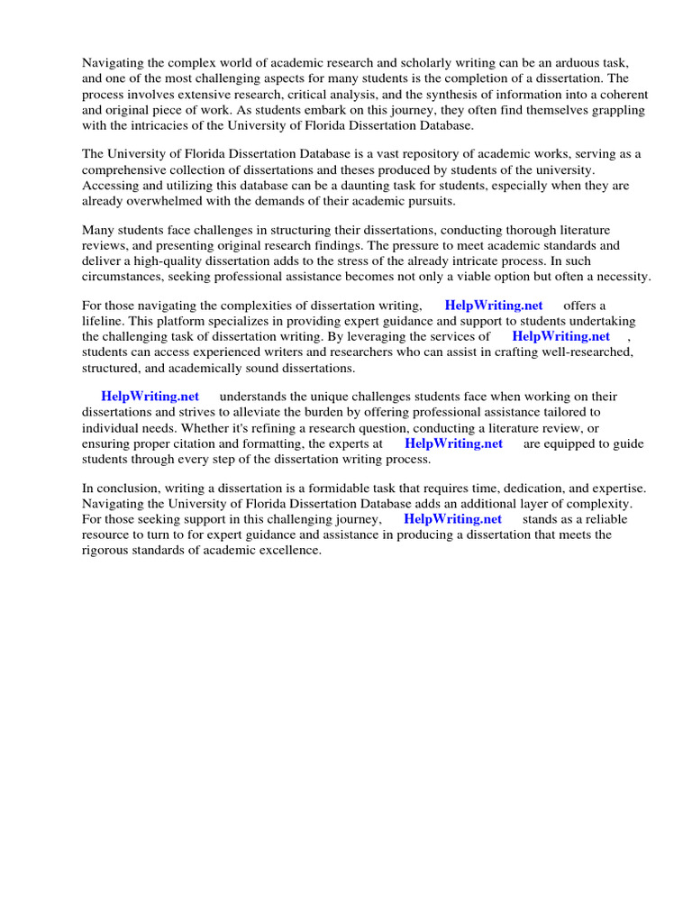 University of Florida Dissertation Database | PDF | Thesis | Heat