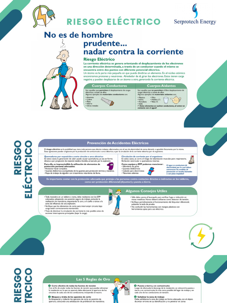 CHARLA 5 MINUTOS RIESGO ELÉCTRICO | PDF