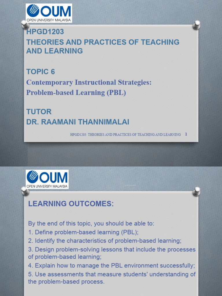 TOPIC 6 POWERPOINT TOPIC 6 Contemporary Instructional Strategies ...