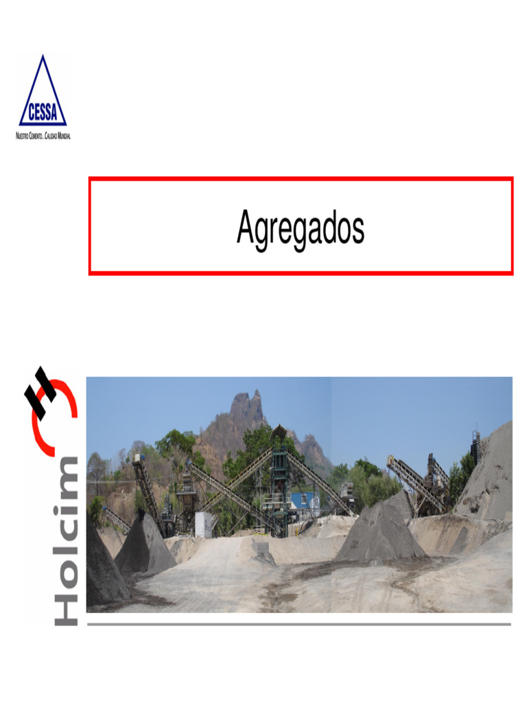 Agregados | PDF | Hormigón | Grava