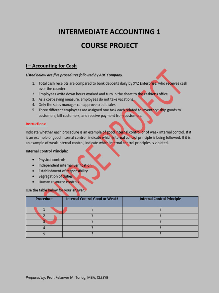 Intermediate Accounting 1 | PDF | Debits And Credits | Bad Debt