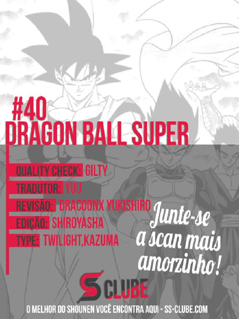 Dragon Ball Super - Cap. 40 | PDF