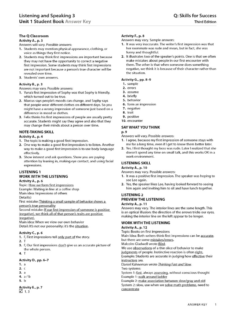 Q3e LS3 AnswerKey | PDF