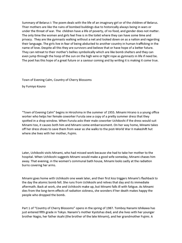 Summary english | PDF