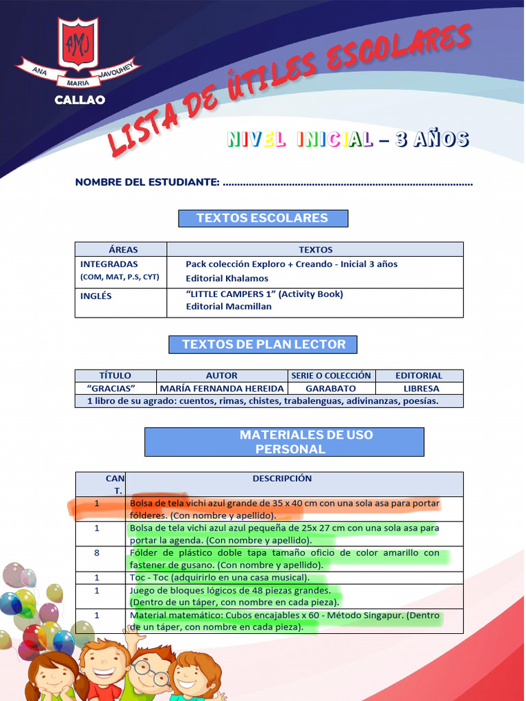 Lista de Ã - Tiles 3 Aã - Os - 2024 | PDF | Color | Tecnicas artisticas