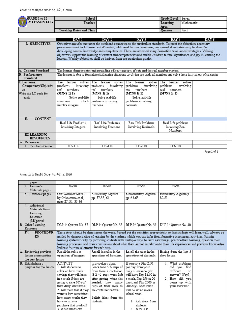 G7 Q 1 Week 10 | PDF | Learning | Behavior Modification
