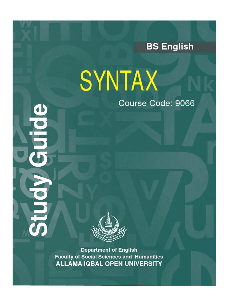 9066 (Syntax) | PDF | Syntax | Phrase