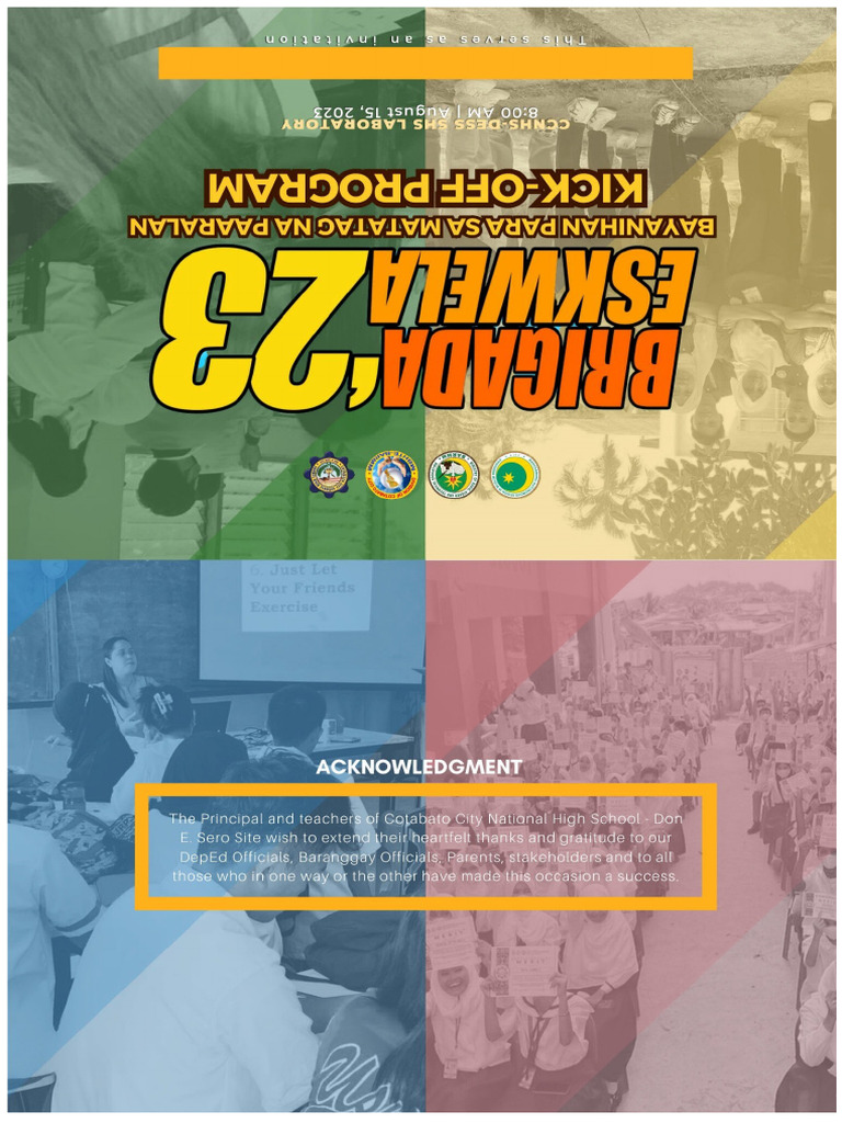 Brigada Eskwela 2023 Flow | PDF