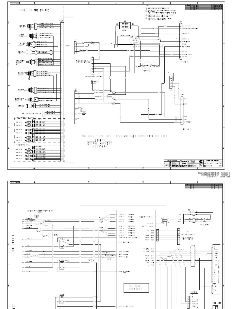 Diagrama Motor Cummins Qsb5, Qsb7 12v, y Qsl9 24v | PDF | Fuel ...