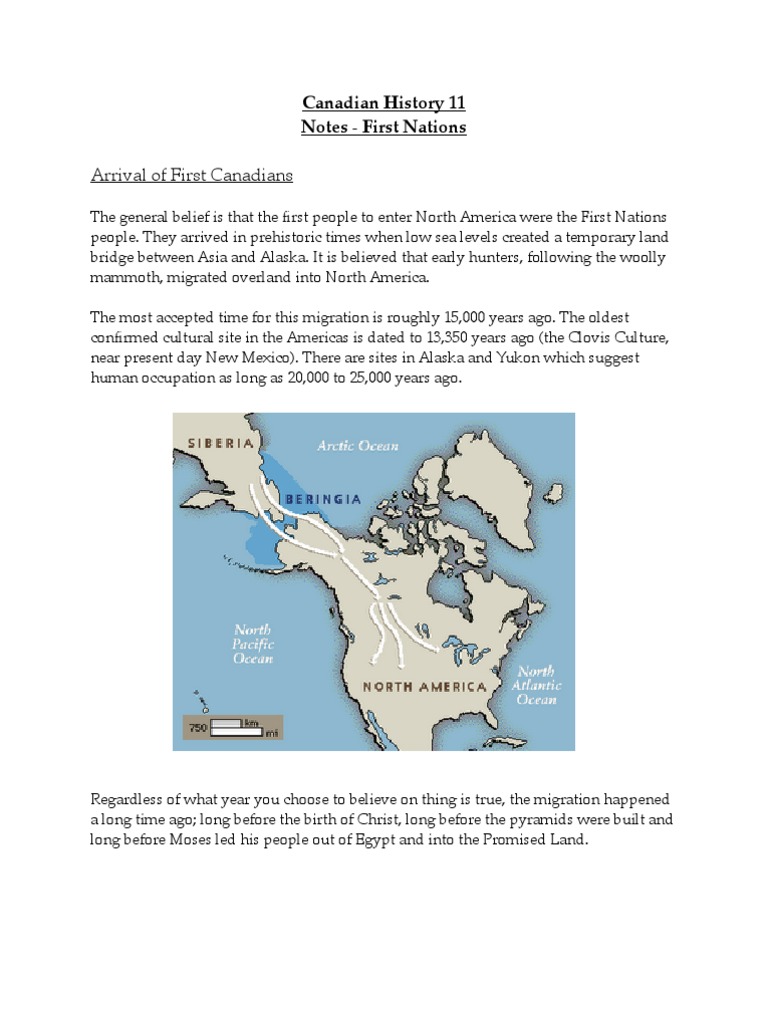 Canadian History - First Nations (Notes) | PDF | Iroquois | Americas