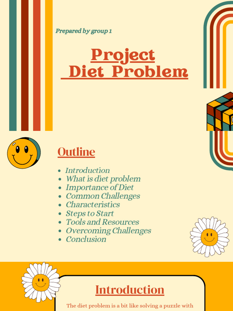 Project Diet Problem | PDF | Diet (Nutrition) | Diet & Nutrition