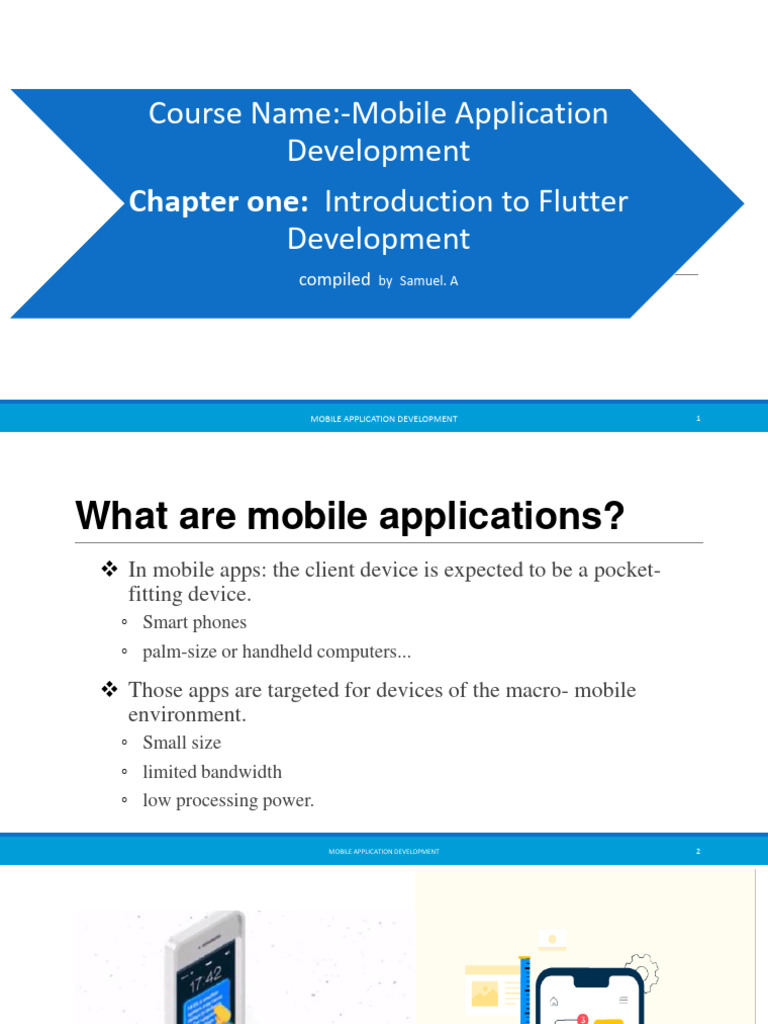 Chapter 1 | PDF | Mobile App | System Software