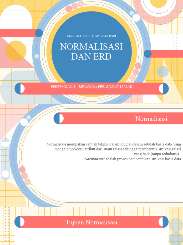 05 Normalisasi Dan Erd | PDF