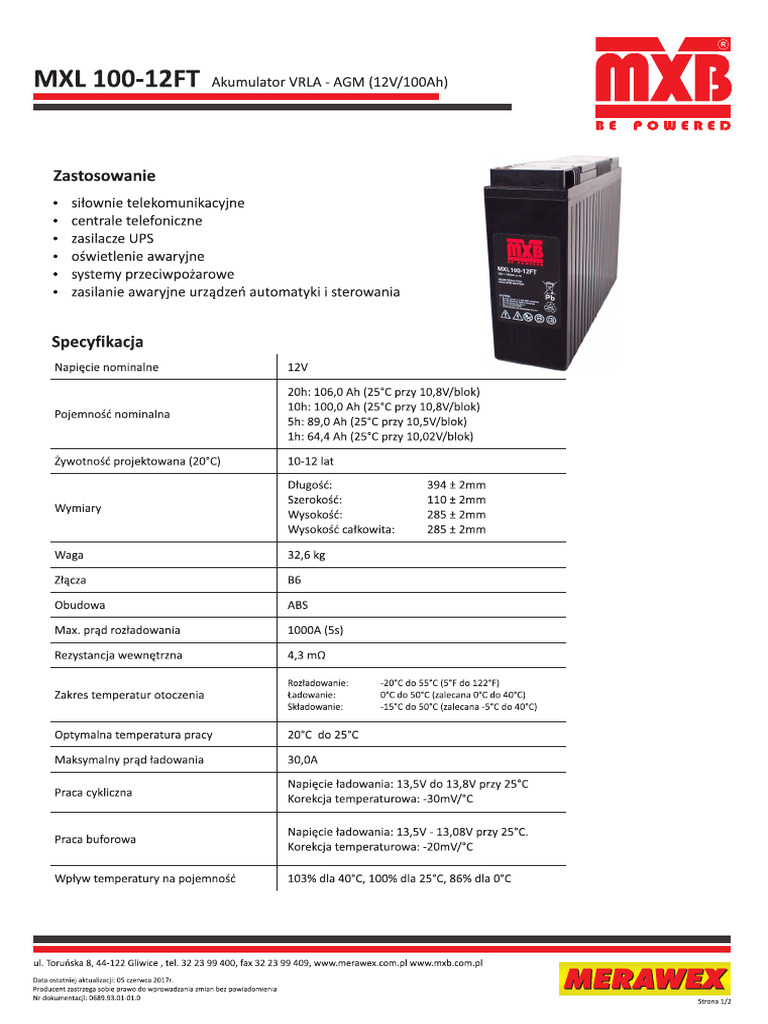 MXL 100-12FT | PDF