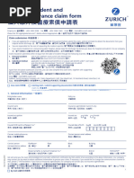 GPHSCF01.0609 IP Claim Form | PDF | Medical Prescription | Surgery