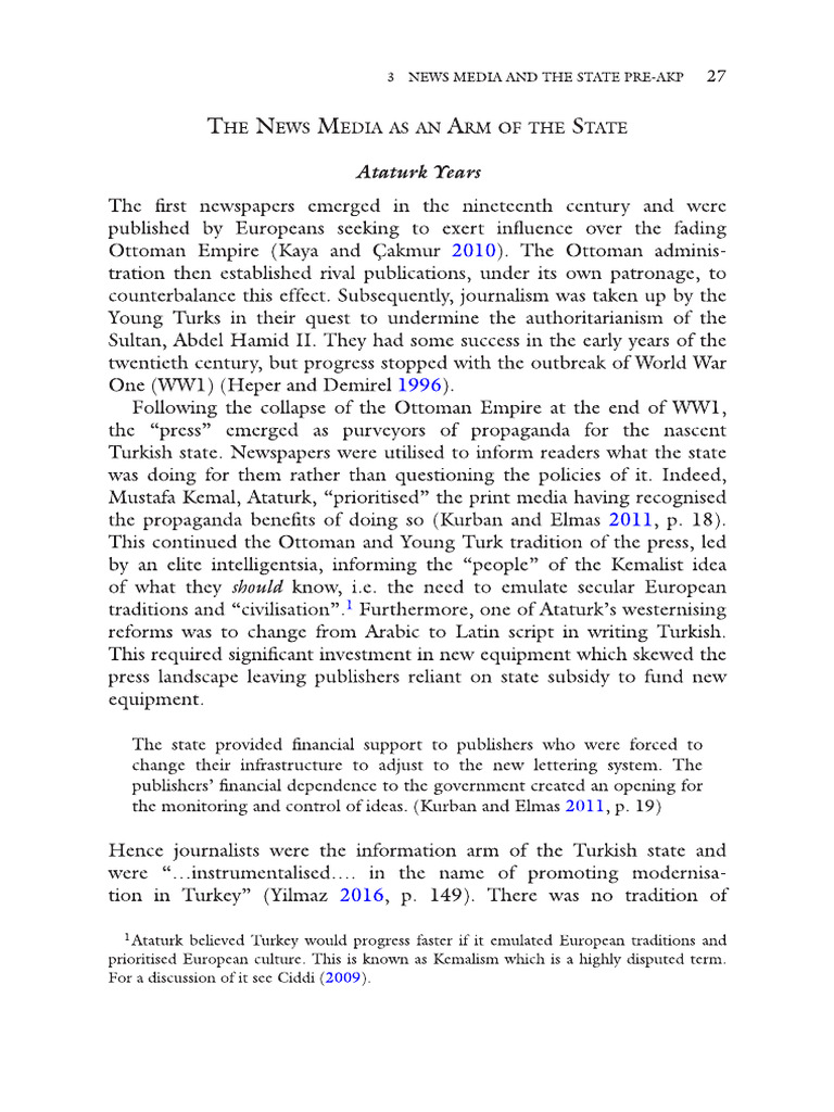 Martin N., The Secularization of News in Turkey | PDF