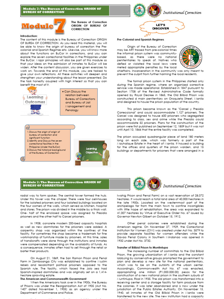 Module 7 | PDF | Prison | Crimes