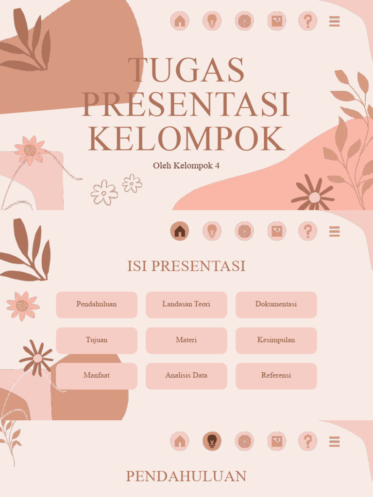 Pink Dan Beige Abstrak Estetik Tugas Presentasi Kelompok | PDF