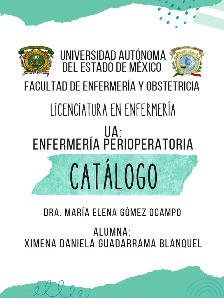 Catálogo Enf. Perioperatoria XDGB | PDF | Ablación | Abdomen