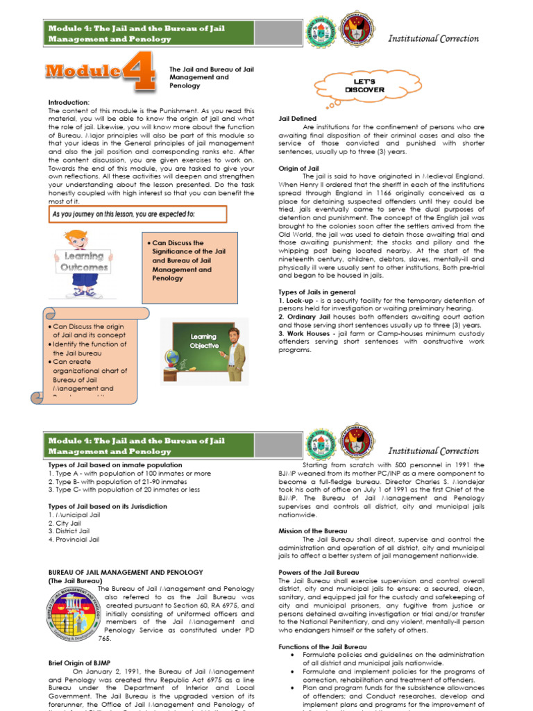 Module 4 | PDF | Prison | Prisoner
