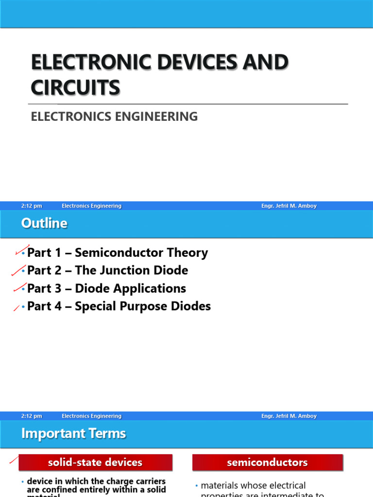 Semiconductor and Diode Theory With Annotations 2020 | PDF ...