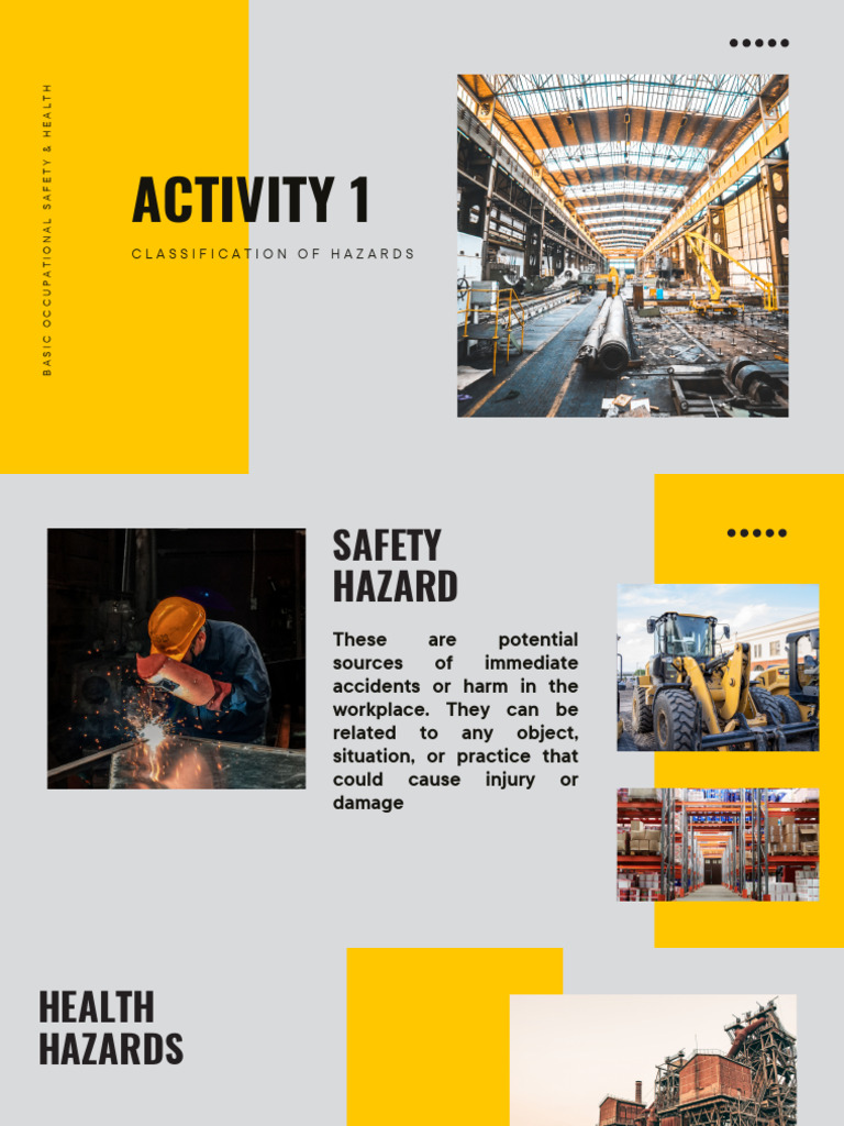 Occupational Safety & Health Hazards | PDF | Hazards | Occupational ...