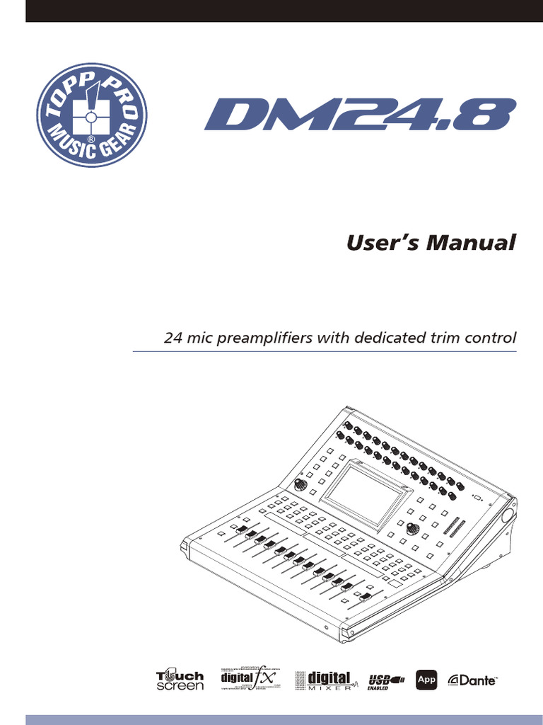 DM-24.8 Topp Pro - V1.0 | PDF | Computing | Signal Processing