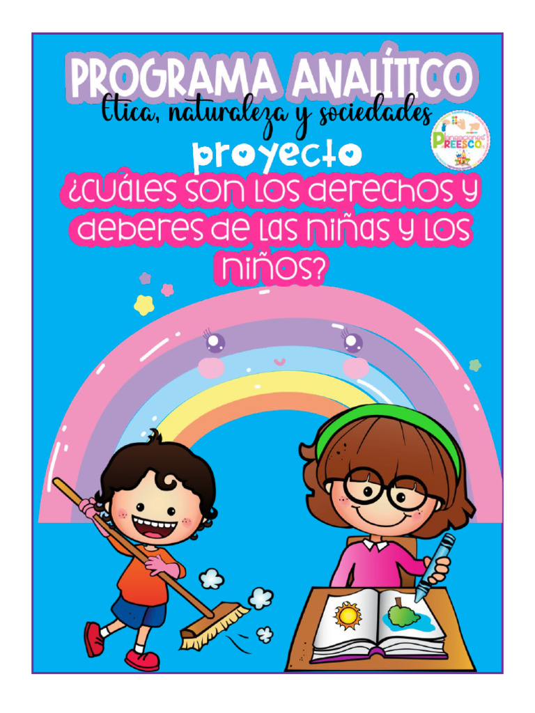 Proyecto DERECHOS Aprendizaje Basado en Problemas (Ètica) | PDF | Evaluación | Escuelas