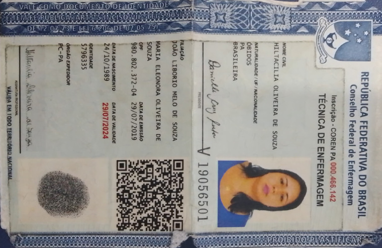 Carteira Do Coren | PDF