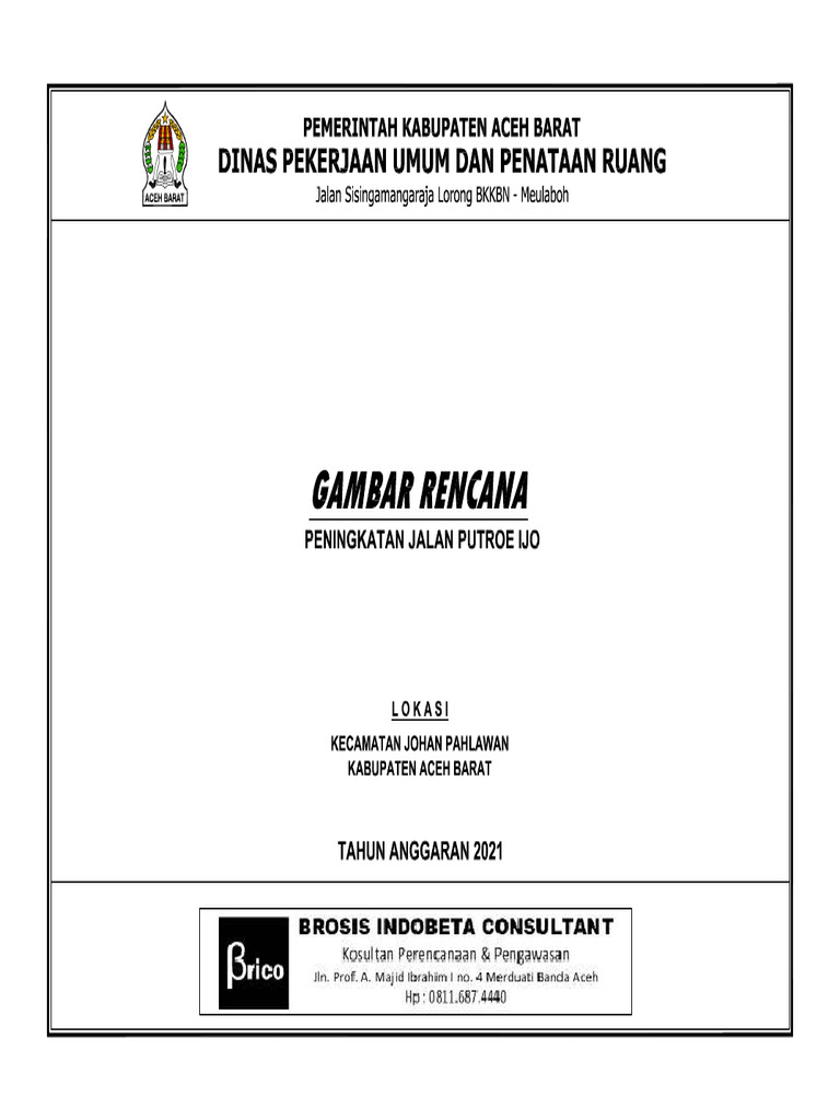 GBR Jln. Putroe Ijo | PDF