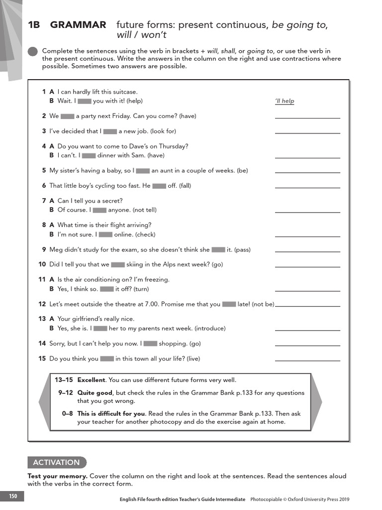 B1 1B Grammar | PDF | Linguistics