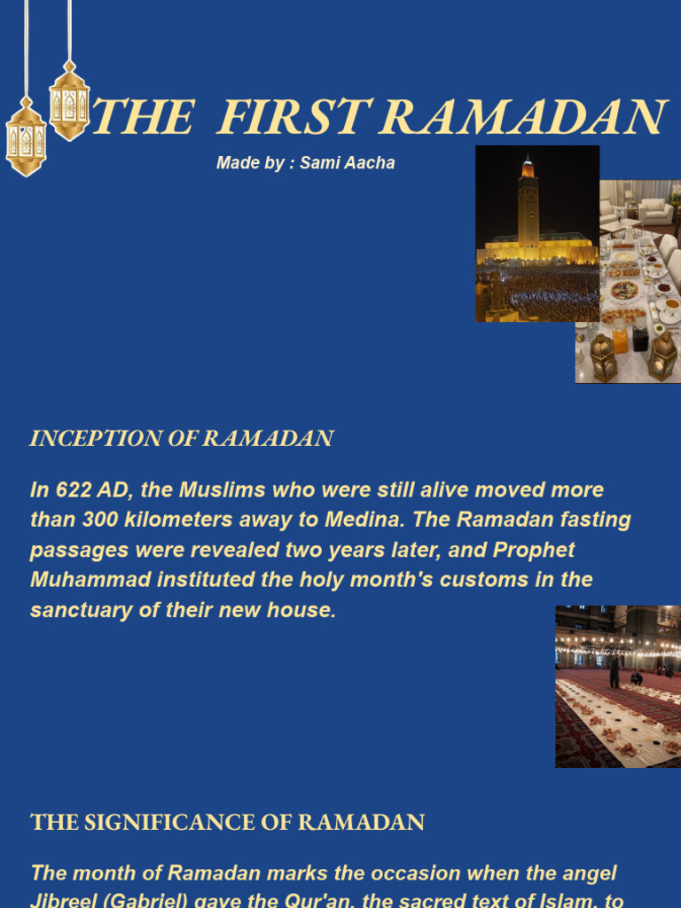 The First Ramadan | PDF
