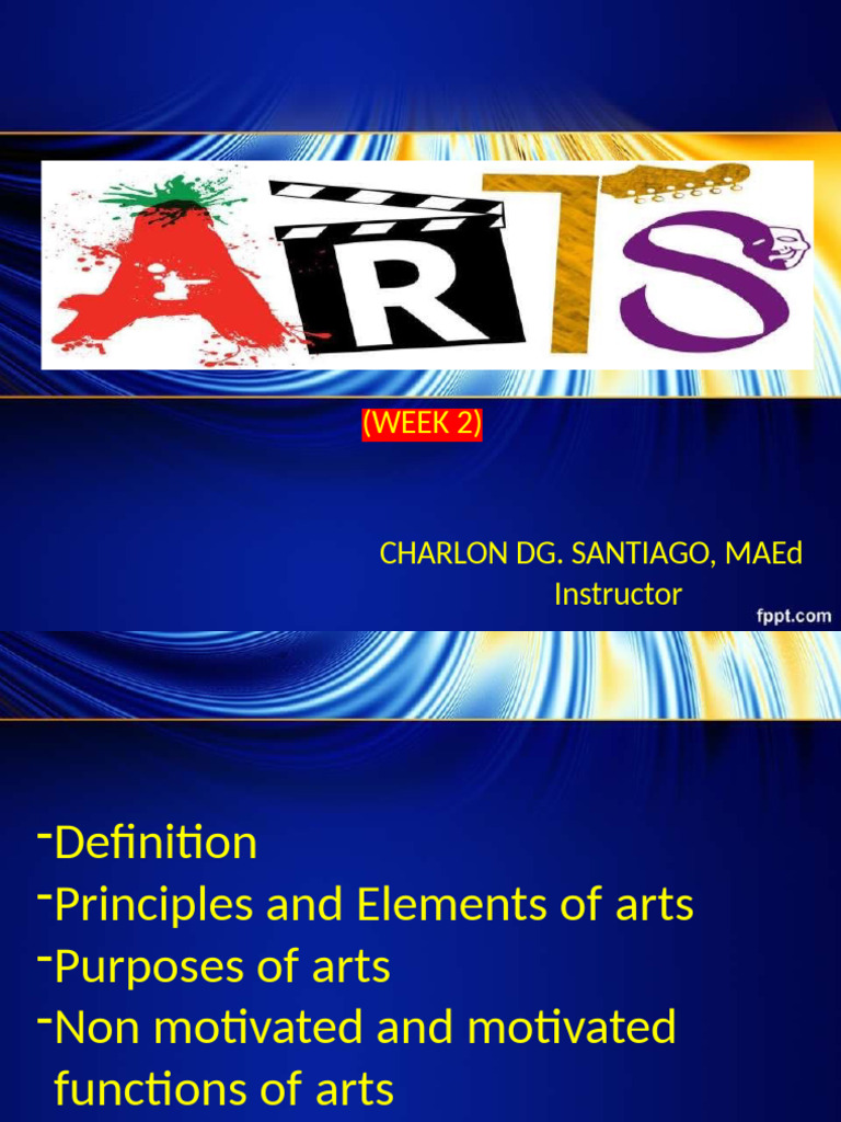Week 2 Functions of Arts and Philosophy | PDF | The Arts | Psychotherapy