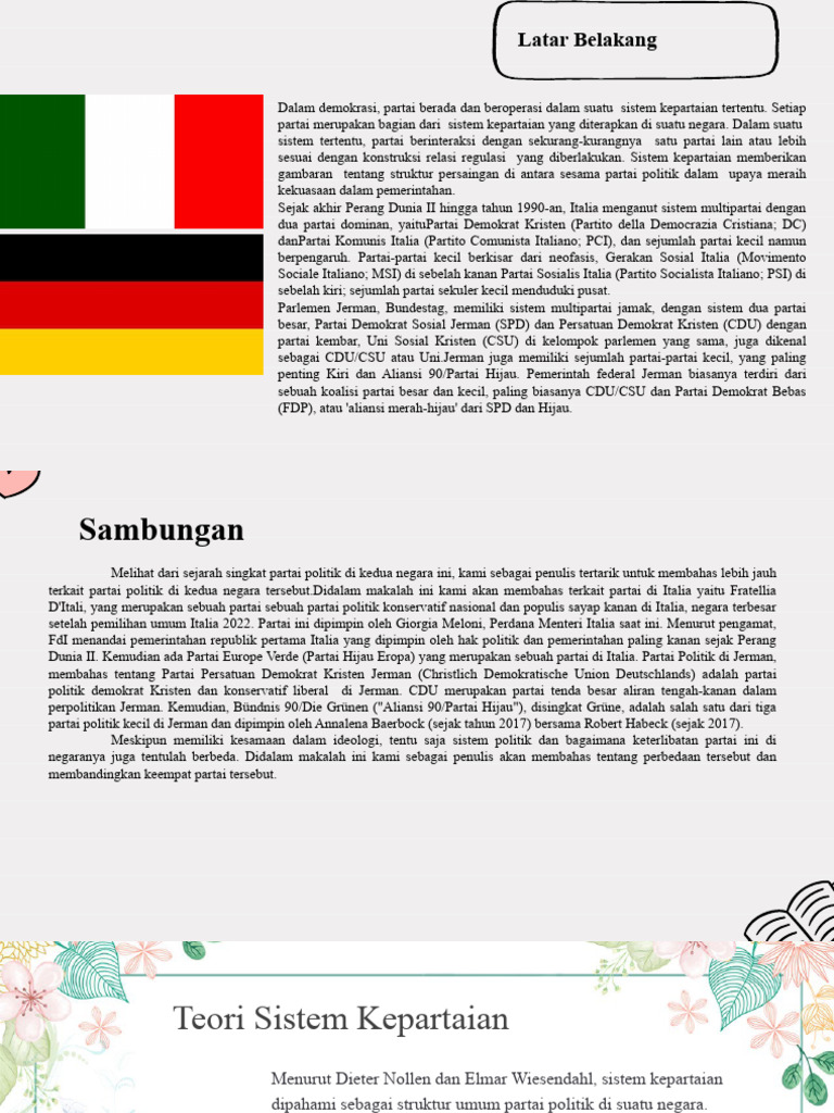 KEL 1 PERBANDINGAN PArtai Politi | PDF