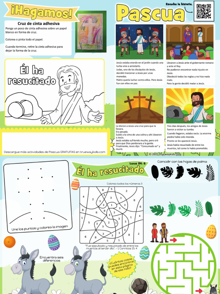 01 - La Pascua de Resurrección. NIÑOS DE 5-10es | PDF