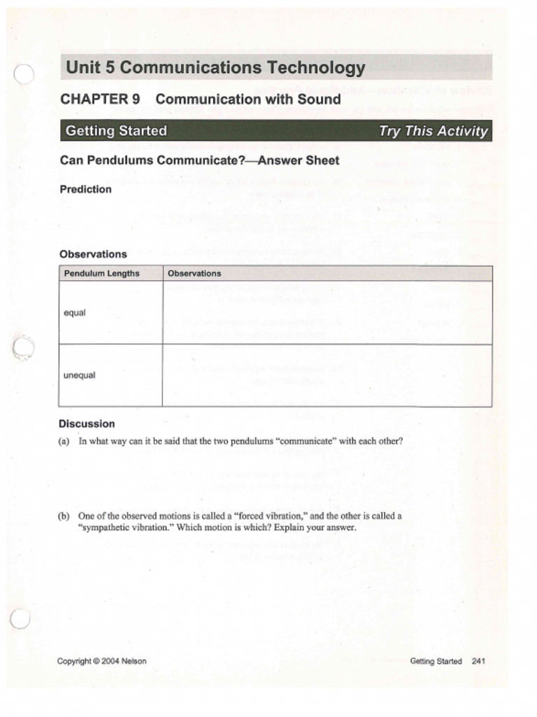 Physics 12C SG Unit5 | PDF