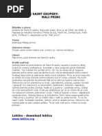 Mali Princ-Lektira | PDF