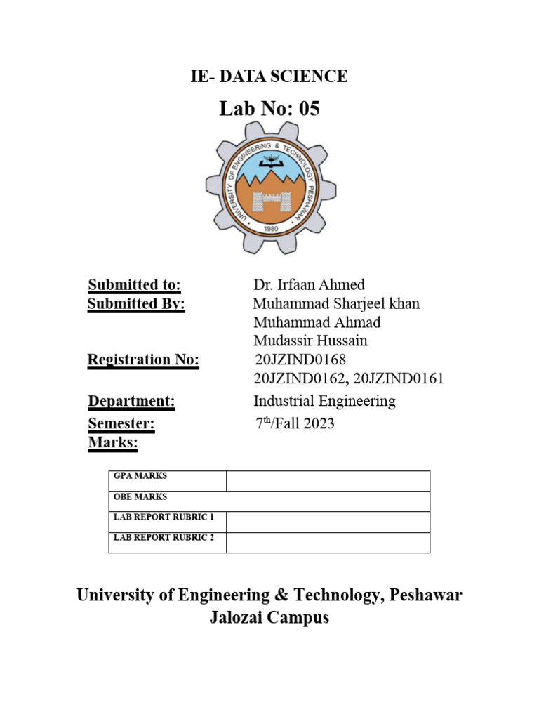 Data Sci Lab 5 | PDF | Control Flow | Software Development