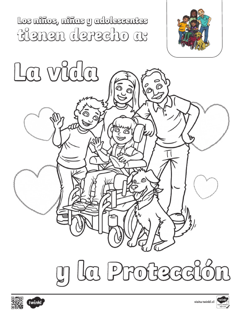 Derechos de los Niños para Colorear | PDF | Ciencias sociales | Salud y ...