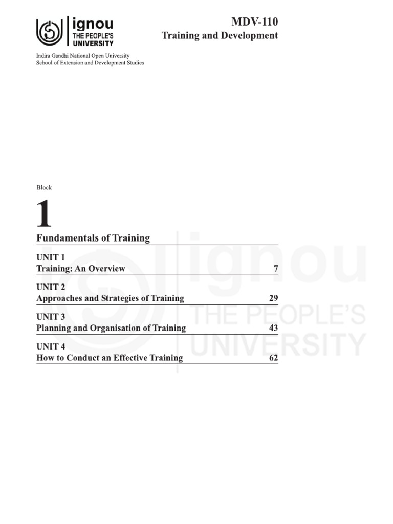 Training & Development | PDF